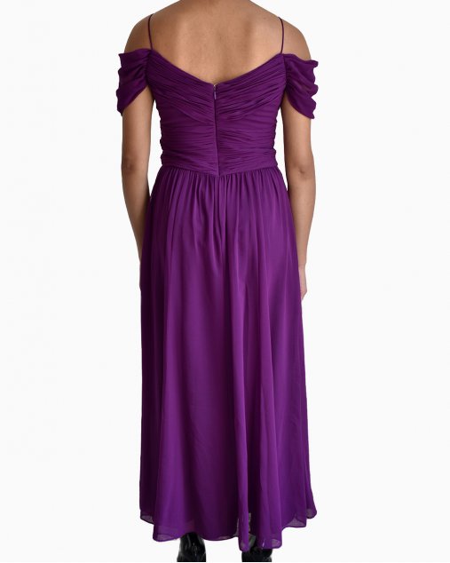 Vestido Lauren Ralph Lauren Original Violeta Longo Feminino